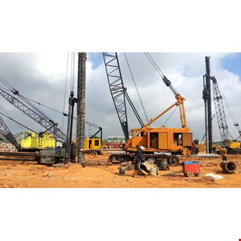 JASA PANCANG DIESEL HAMMER K25/K35 PALU PT. BUMI INDONESIA Kalimantan ...