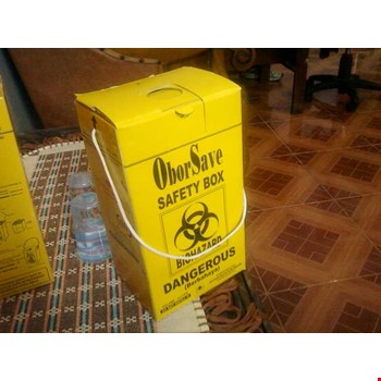 Jual Safety Box untuk jarum suntik dan limbah tajam medis Jawa Barat ...