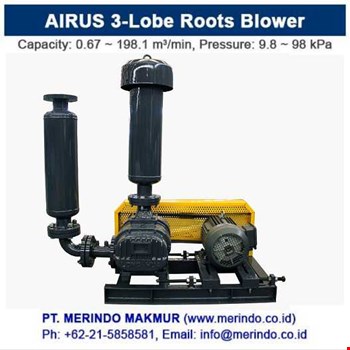 Jual AIRUS roots blower Indonesia DKI Jakarta - PT. Merindo Makmur ...