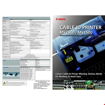 Jual Printer Canon Cable ID Printer mk2500 & mk1500 - | Indonetwork