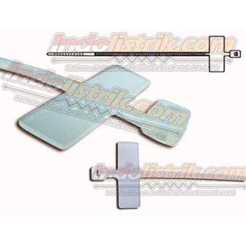 Jual Kss Cable Ties Label Mcv 100 (100 X 2.5)Mm Putih DKI Jakarta - PT ...
