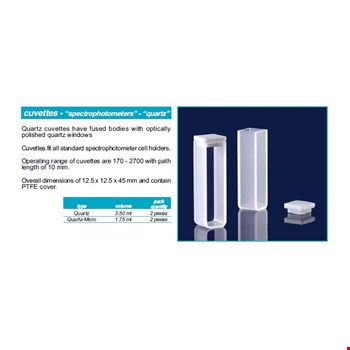 Jual Kuvet - Cuvette Quartz Jawa Barat - PELITA DWI ASA (DISTRIBUTOR ...