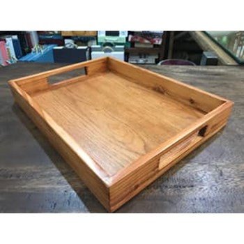 Jual Nampan Kayu wood tray natural untuk restoran cafe hotel DKI ...