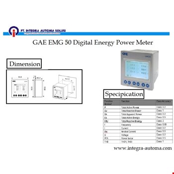 Jual POWER METER GAE Jawa Barat - PT. INTEGRA AUTOMA SOLUSI | Indonetwork