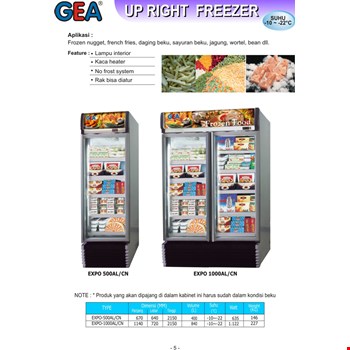 Jual Upright Freezer DKI Jakarta - PT ALPINE COOL UTAMA | Indonetwork