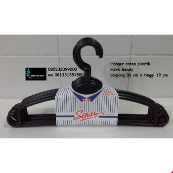Jual Hanger rotan atau gantungan baju hitam merk Sendy Jawa Timur ...