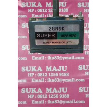Jual 2GN9K SUPER MOTOR GEAR MOTORS DKI Jakarta - SUKA MAJU TEKNIK ...