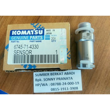 Jual KOMATSU 6745-71-4330 SENSOR 6745714330 PC300-8 FUEL VALVE ...