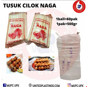 Jual TUSUK SATE CILOK CAP NAGA 500 GRAM Banten - PT. Mitra Unit ...