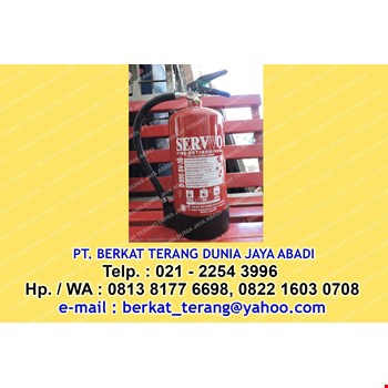 Jual Tabung Apar Portable Clean Agent HFC 236 fa D990 SV36 kap.4,5kg ...