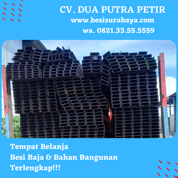 Jual Besi Kanal C / CNP 200 x 75 x 20 x 2.3mm x 6mtr Jawa Timur - CV ...
