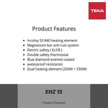 Jual Teka Water Heater EHZ 15 DKI Jakarta - Home Sweet Home Indonesia ...