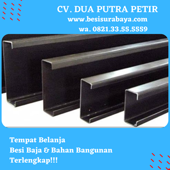 Jual Besi Kanal C / CNP 125 x 50 x 20 x 3mm x 6 mtr Jawa Timur - CV ...