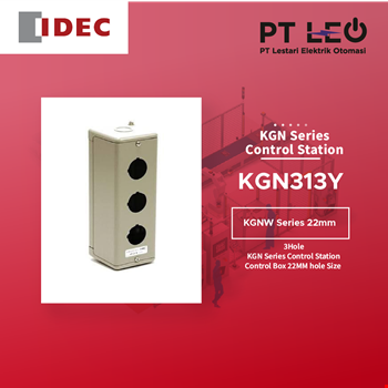 Jual IDEC Control Box 22MM Seris KGNW313Y Jawa Barat - PT. Lestari ...