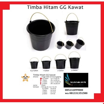 Jual Timba Ember plastik hitam gagang kawat Jawa Timur - Selatan Jaya ...