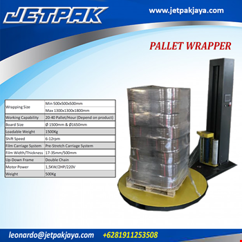 Jual Pallet Wrapper Banten - PT. Jetpak Mandiri Jaya | Indonetwork
