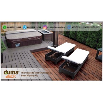 Jual Duma Deck ( 4 Meter ) / Decking WPC / Lantai WPC / Lantai Kolam ...