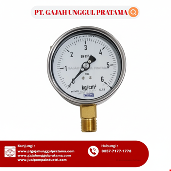 Jual Pressure Gauge WIKA Model 213.53.100 0-6 Kg/cm2 DKI Jakarta - PT ...