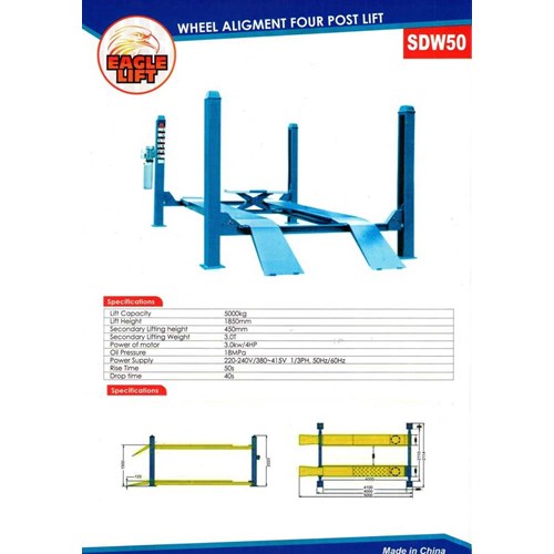 Jual FOUR POST LIFT (LIFT MOBIL) Oleh Panca Jaya Equipment