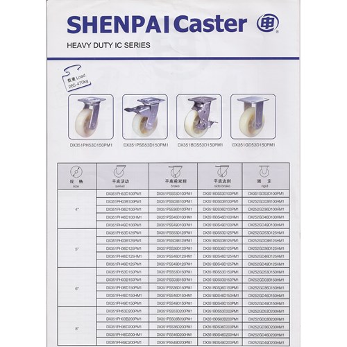 Jual Roda Trolley Caster Shenpai Oleh Denko Sakti