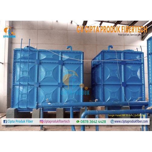 Jual frp tank installation panel tank 15000 liter Oleh CV. Cipta Produk ...
