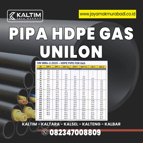 SUPPLIER PIPA SEWAGE UNILON TERBAIK TERSEDIA PONTIANAK Oleh PT. Kaltim ...