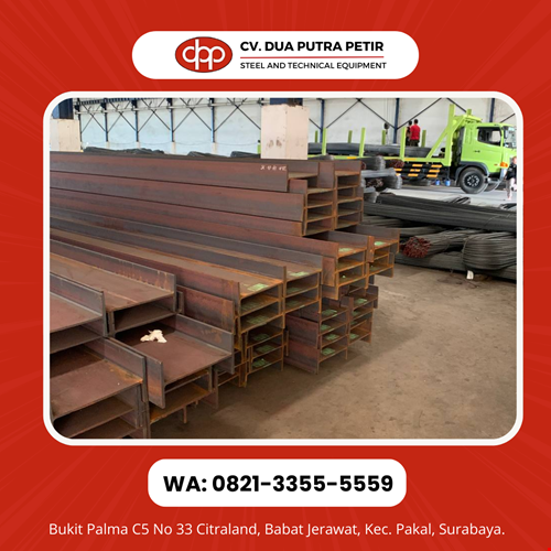 Jual BESI WF 250 X 125 X 6 X 9MM X 12 METER GYS/GG Oleh CV. Dua Putra Petir