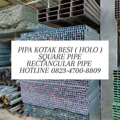 Jual PIPA KOTAK SQUARE PIPE RECTANGULAR PIPE HITAM HARGA TERBAIK ...