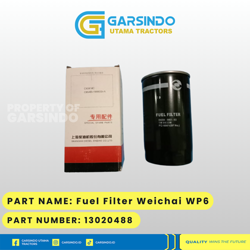 Jual Fuel Filter Weichai WP6 – Sparepart Alat Berat Oleh PT. Garsindo ...