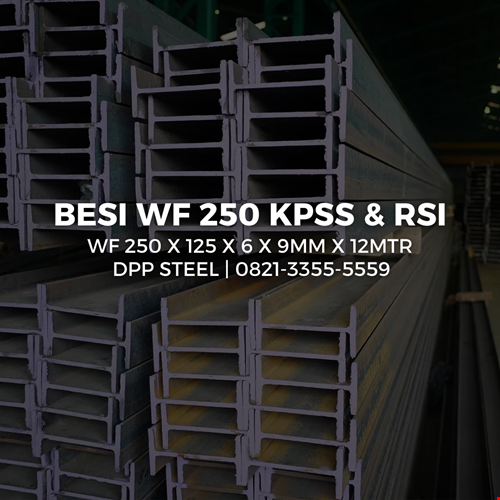 Jual BESI WF 250 X 125 X 6 X 9MM X 12MTR KPSS & RSI Oleh CV. Dua Putra ...