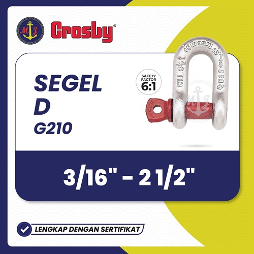 Jual CROSBY SEGEL D G210 USA 1/4" - 2 1/2" Oleh CV. Maju Jaya