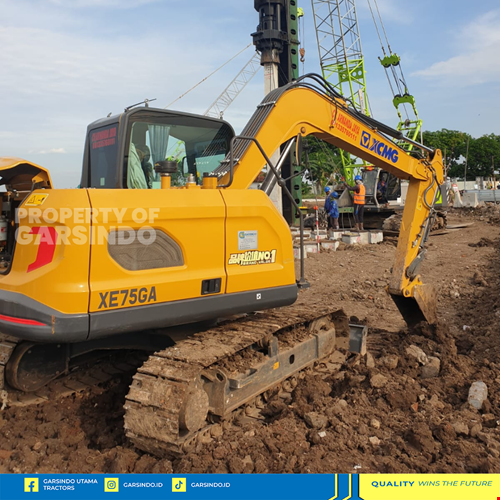 Jual Mini Excavator XCMG XE75GA di Probolinggo - Situbondo Tahun 2026 ...