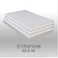 Jual styrofoam lembaran 60 x 40 cm papan styrofoam gabus sheet ukuran ...