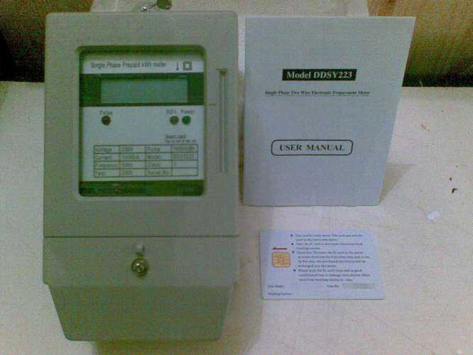 Jual KWH Meter / Energi Meter Prabayar/ Prepayment Smart Card, Merk CIC ...