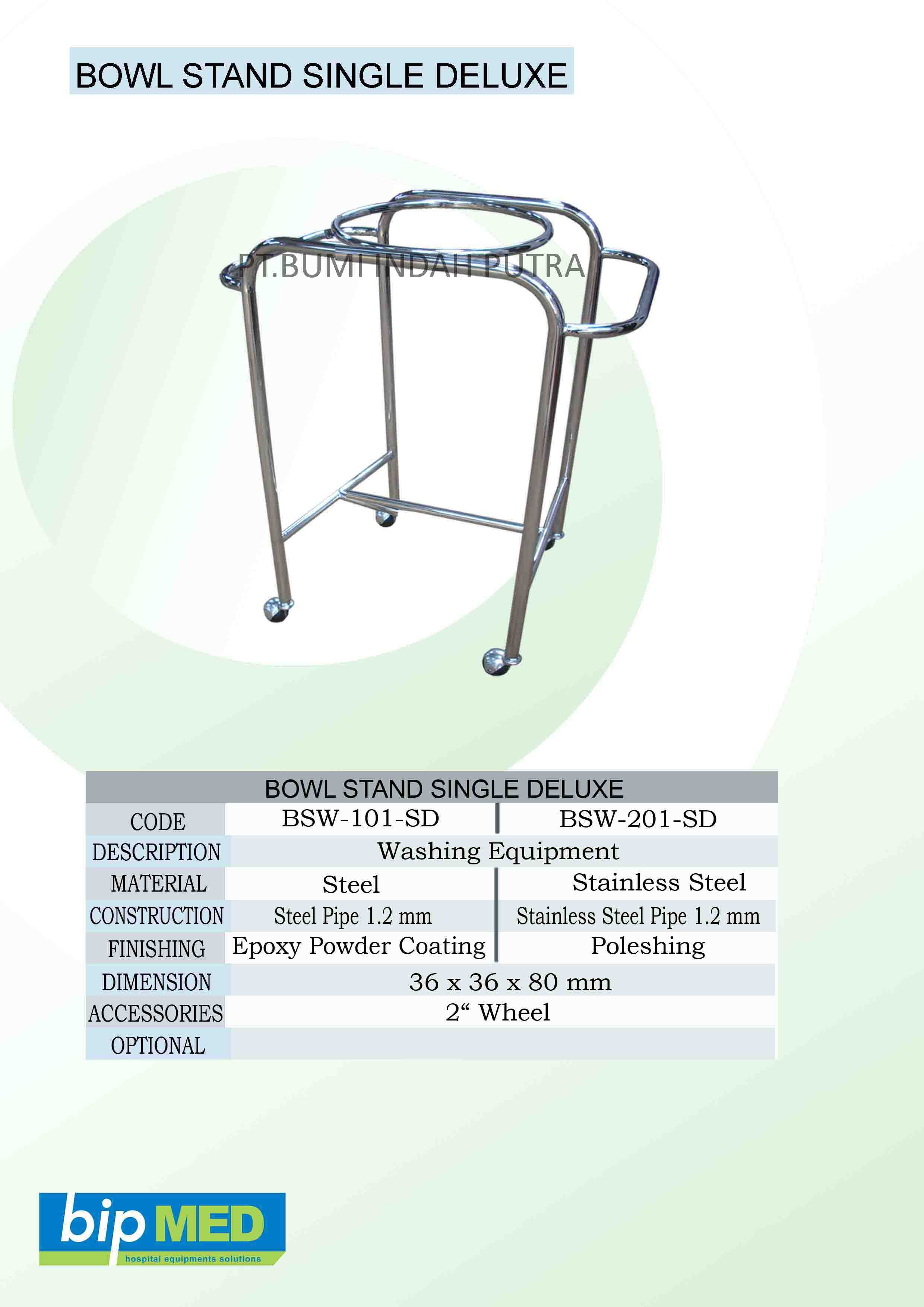 Jual Bowl Stand / Stand Waskom Single deluxe oleh Bumi Indah Putra