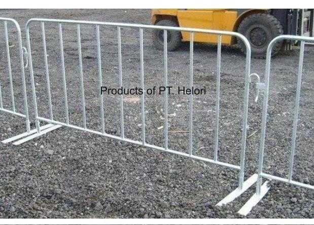 Jual Pagar Barikade galvanized oleh Jual Tiang PJU Oktagonal