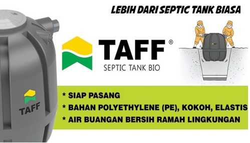 Jual TAFF Septic Tank Bio oleh PT.Rototama Berlianplast