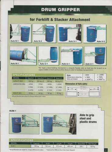 Jual OIC Auto Drum Gripper OIC oleh Wahana Lifting