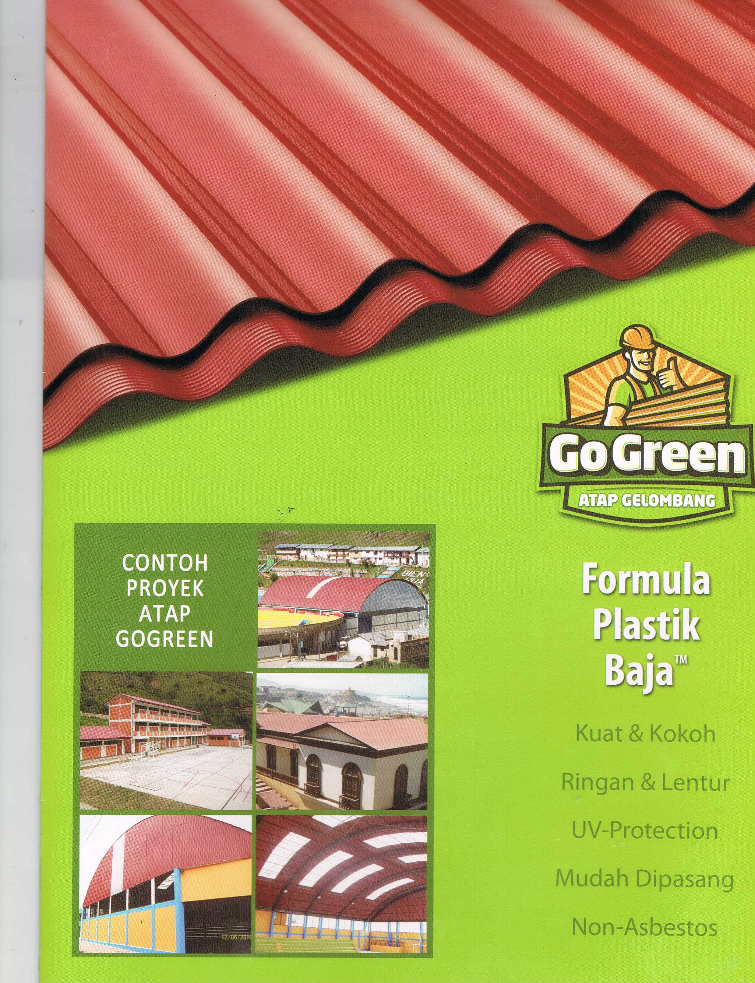 Jual Atap Plastik Go GREEN oleh PT. MULTEC STEEL