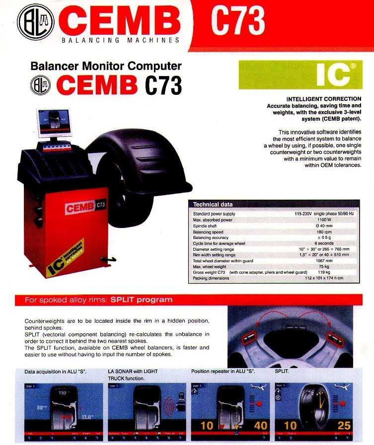 Jual CAR WHEEL BALANCING CEMB C-73 EVO (MESIN BALANCING RODA MOBIL ...