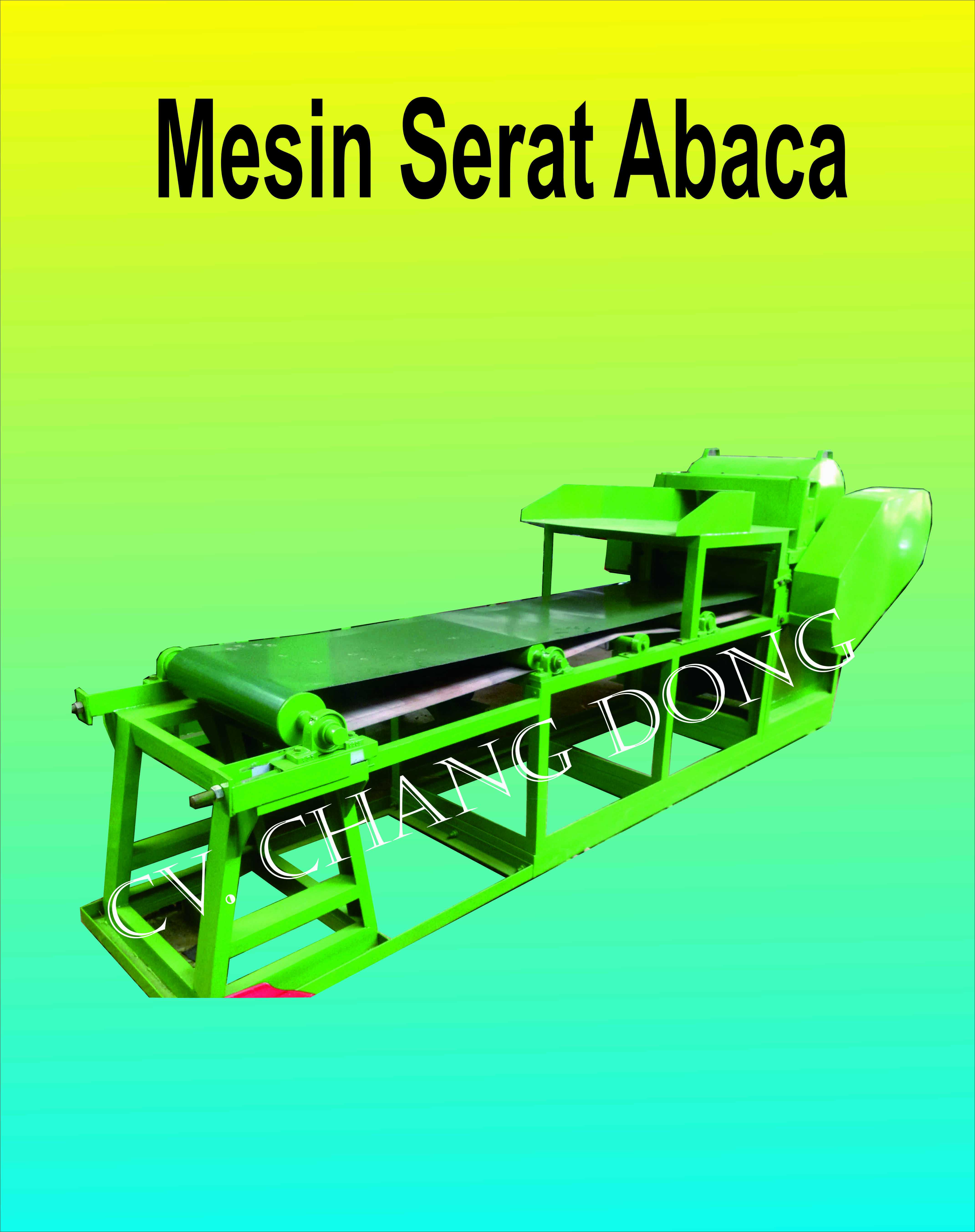 Jual Mesin Serat Abaca oleh PT. Changdong Indonesia Utama