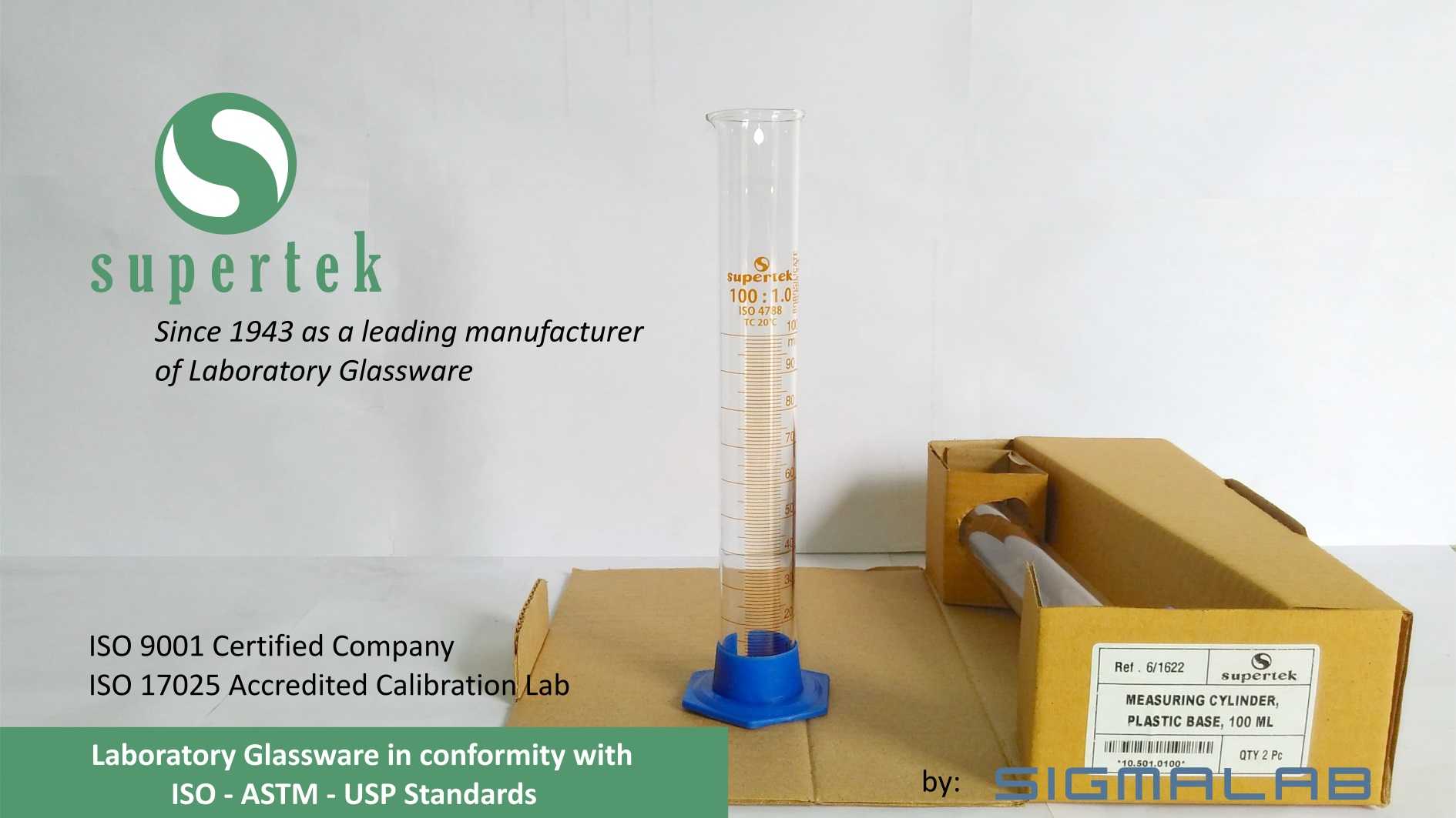 Jual Gelas Ukur 100mL, Class A (Alat Lab, Alat Laboratorium, Glassware ...