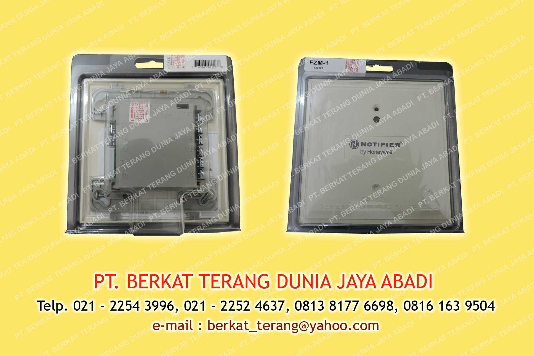 Jual MODUL Input Zone Module for Detector FZM-1 merk Notifier oleh PT ...
