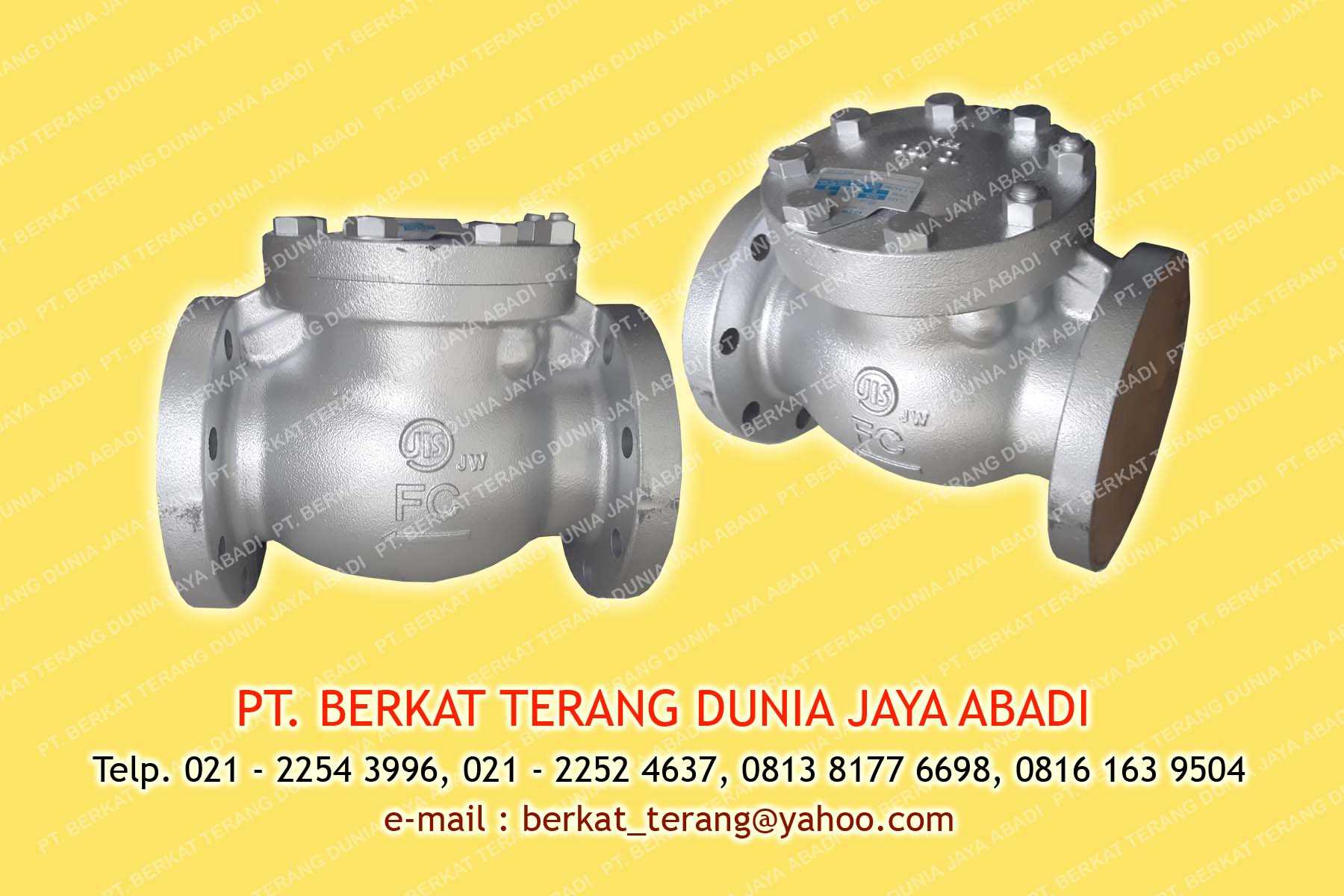 Jual CHECK VALVE 4 INCH KITZ oleh PT. Berkat Terang Dunia Jaya Abadi