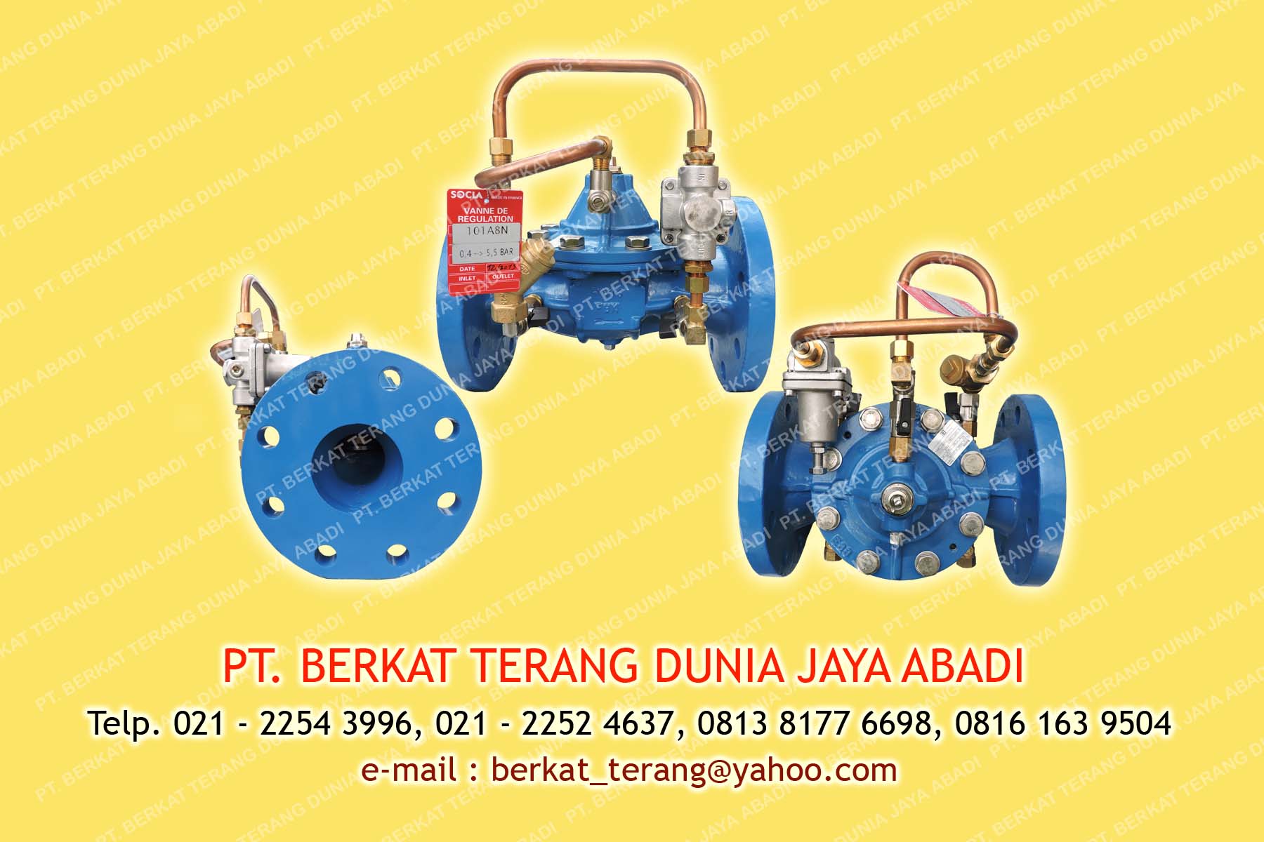 Jual Reducing Valve 3 Inch PN 16 CL 101 Socla oleh PT. Berkat Terang ...