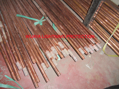 Jual COPPER ROD UKURAN 1/2 FULL TEMBAGA oleh WIJAYA LIGHTNING PROTECTION