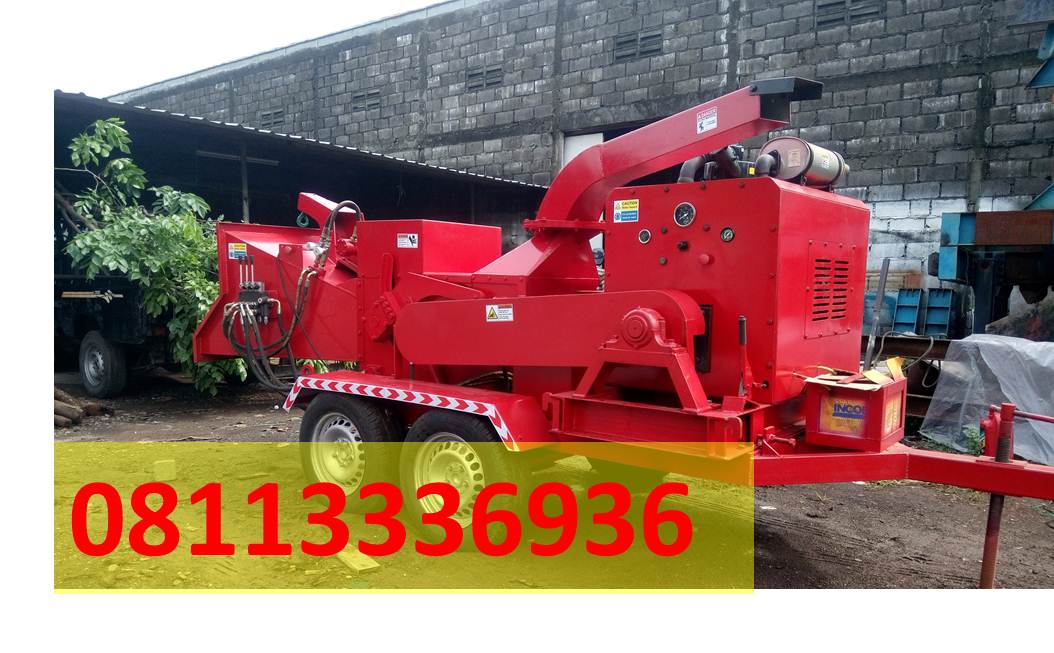 Jual Mesin Wood Chipper jenis Brush Chipper sistem Hydraulic Auto Feed ...