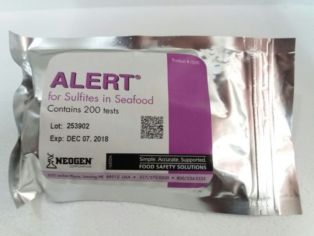 Jual Alert Sulfite Test kit Udang hasil cepat dan tepat Neogen USA oleh ...