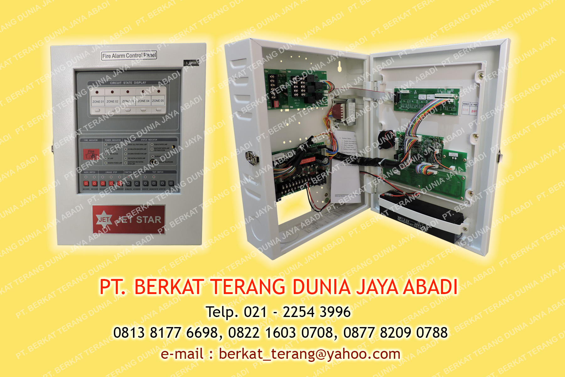 Jual MCFA 5 zone merk JET STAR oleh PT. BERKAT TERANG DUNIA JAYA ABADI