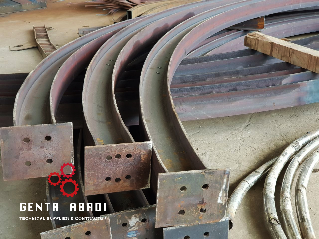 jasa roll besi profil oleh PT. Genta Abadi Wibawa Esa